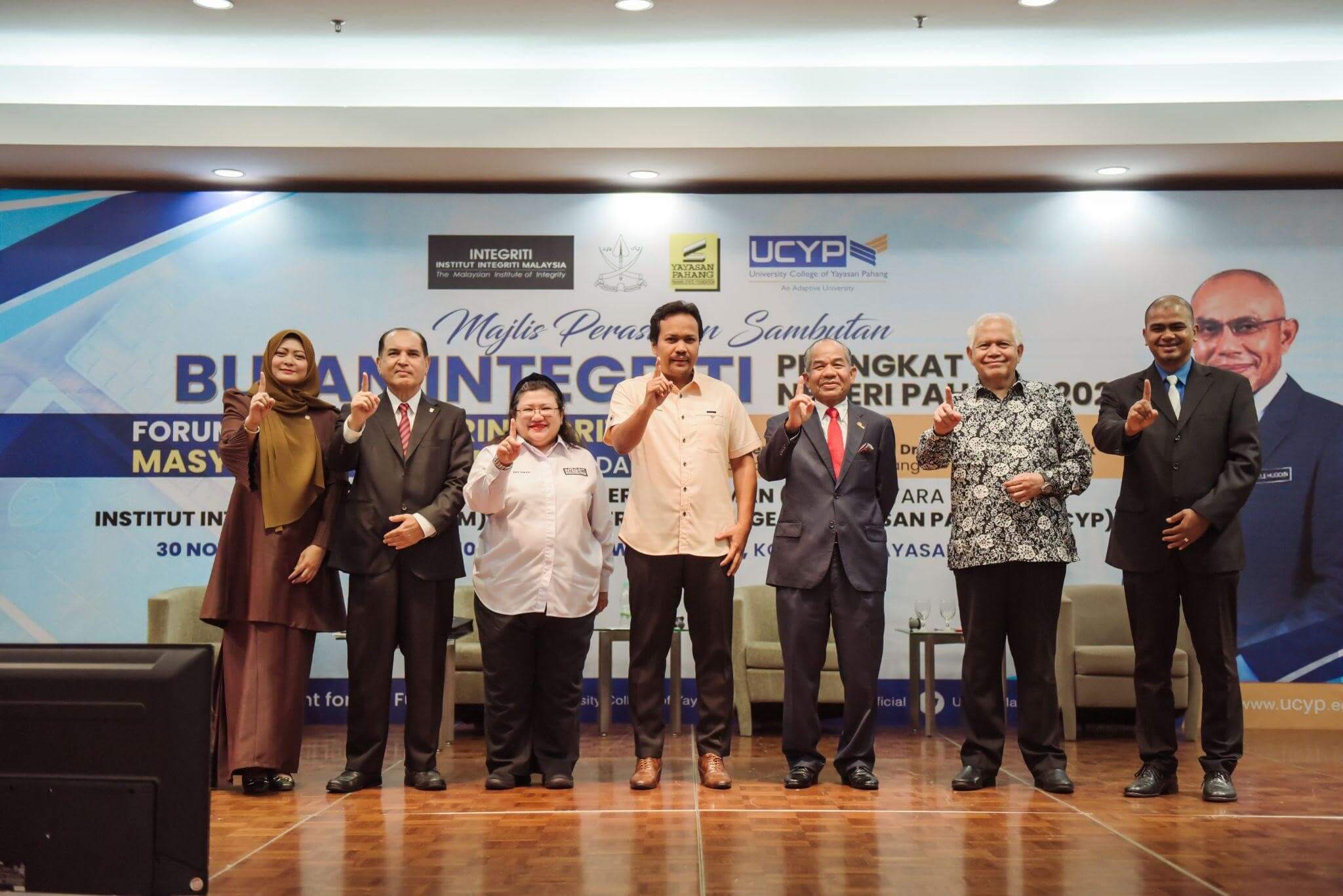 SAMBUTAN BULAN INTEGRITI PERINGKAT NEGERI PAHANG 2022 - UCYP UNIVERSITY